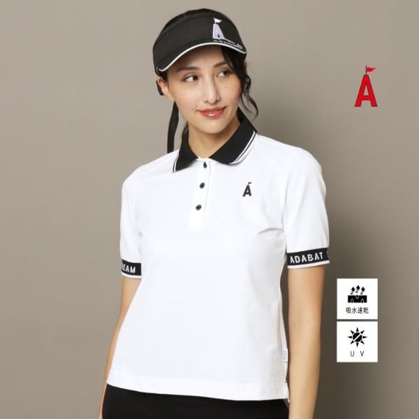 アダバットストリーム（ADABAT STREAM）/UVカット吸水速乾 ハイゲージ ドライカノコ ポロシャツ