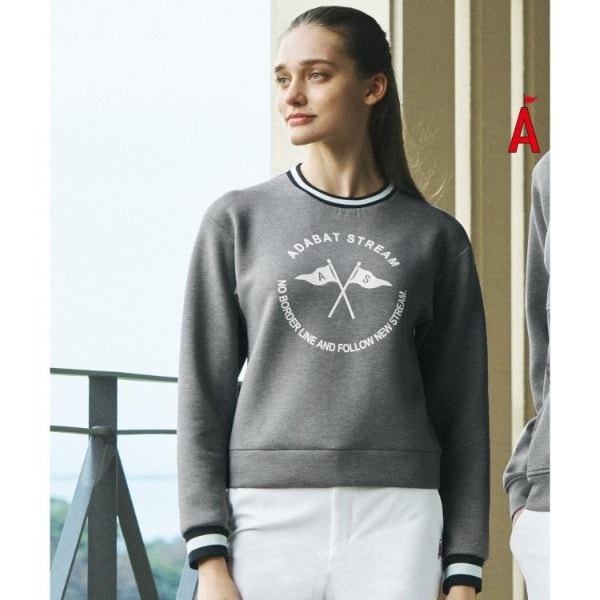 アダバットストリーム（ADABAT STREAM）/UVカット接触冷感 クロスフラッグ クールタッチプルオーバー
