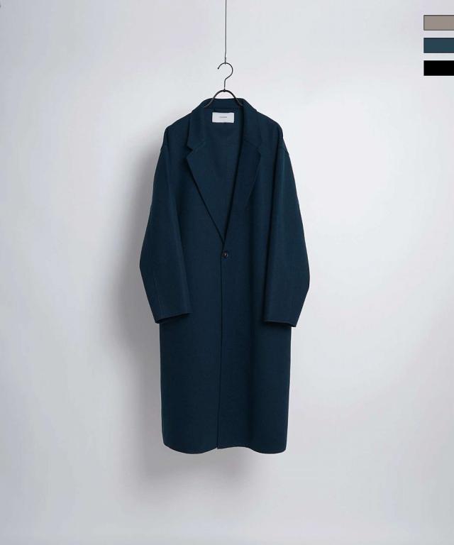 コンファーム（Confirm）/Confirm ルーズシルエット オーバーサイズ メルトンチェスターコート