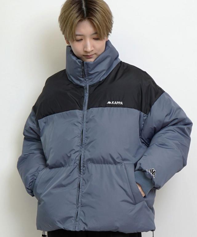 カッパ（Kappa）/KAPPA カッパ ビッグシルエット スタンドカラー ファイバーダウンジャケット