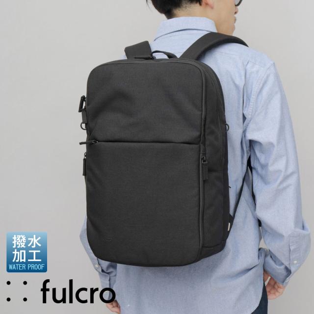 フルクロ（fulcro）/撥水 16ポケット バックパック ノート ビジネスリュック A4サイズ・15インチPC収納対応