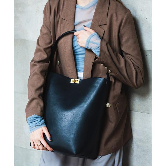 ラマージ（LA MARGE）/【LA MARGE】【本革】【A4対応】ワンハンドル バケツバッグ