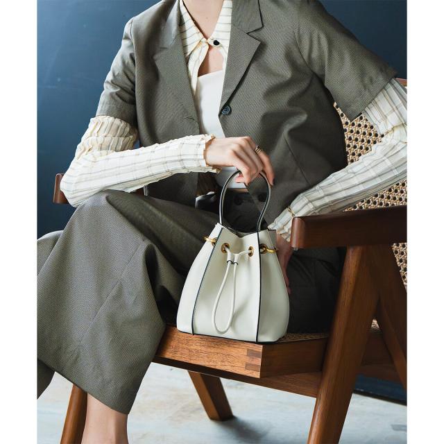 ラマージ（LA MARGE）/【LA MARGE】【本革】2WAY 巾着 ハンド バッグ