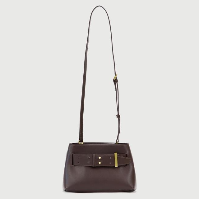 【NEW】ラマージ（LA MARGE）/【LA MARGE】【本革】2WAY フロントベルト レザー ショルダーバッグ