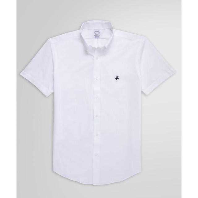 ブルックスブラザーズ（Brooks Brothers）/スーピマコットン/ポリエステル 46ゲージニット ショートスリーブ カジュアルシャツ Regular
