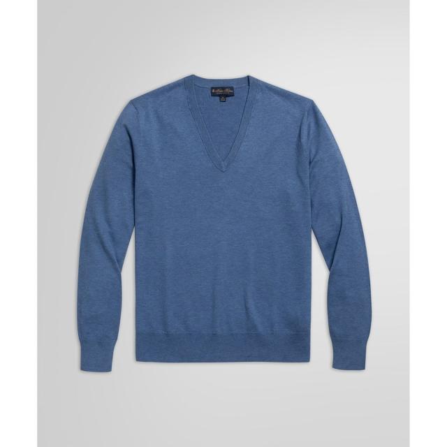 ブルックスブラザーズ（Brooks Brothers）/スーピマコットン Vネックセーター