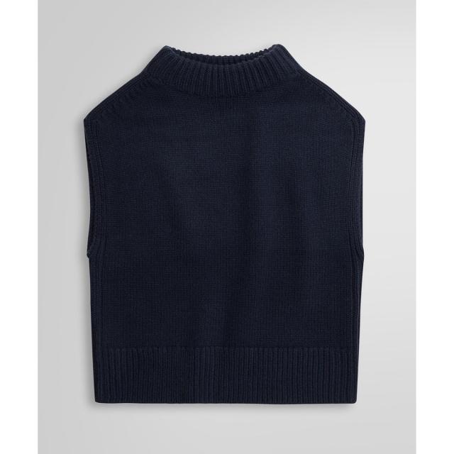 ブルックスブラザーズ（Brooks Brothers）/メリノウール モックネック ベスト