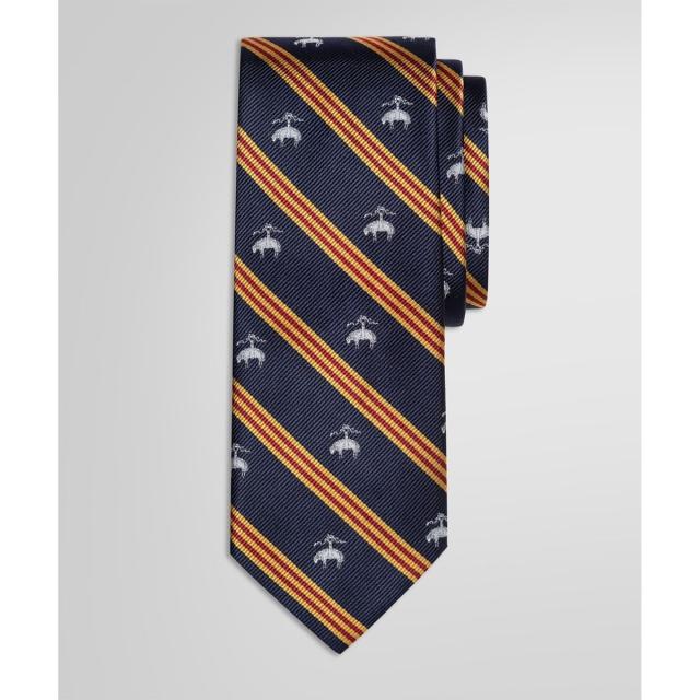 ブルックスブラザーズ（Brooks Brothers）/ミニBB#1ストライプ GFジャカード レップタイ