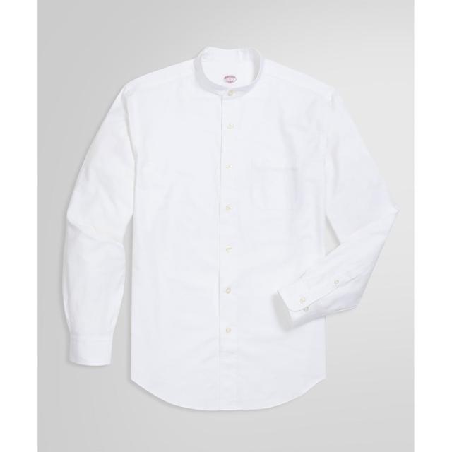 ブルックスブラザーズ（Brooks Brothers）/スーピマコットン オックスフォード ソリッド バンドカラーシャツ