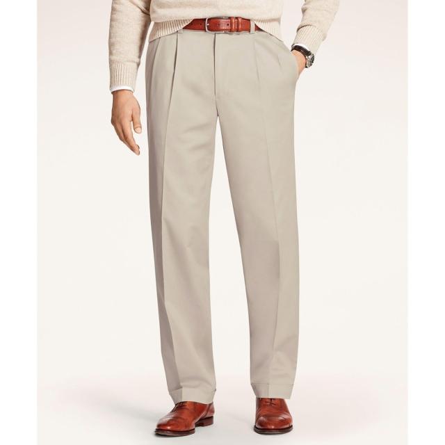 ブルックスブラザーズ（Brooks Brothers）/ライトウエイト アドバンテージチノ プリーテッドパンツ PLT