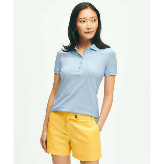 ブルックスブラザーズ（Brooks Brothers）/スーピマコットン ストレッチピケ GFロゴ ポロシャツ