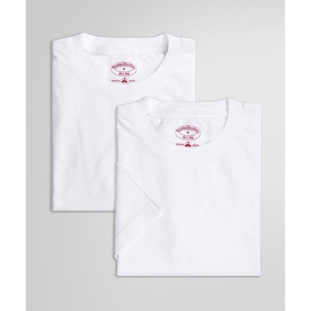ブルックスブラザーズ（Brooks Brothers）/コットン ２パック クルーネック Tシャツ Made in USA