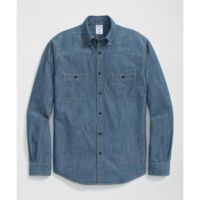 ブルックスブラザーズ（Brooks Brothers）/コットン アートスクール インディゴシャンブレーシャツ Regular Fit