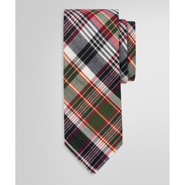 ブルックスブラザーズ（Brooks Brothers）/コットン マドラスチェックタイ