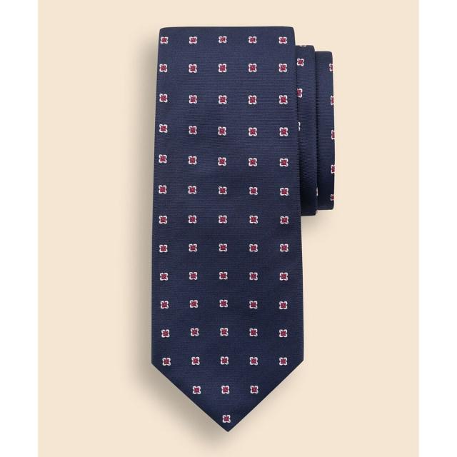 ブルックスブラザーズ（Brooks Brothers）/シルク スモールフラワー ジャカードタイ