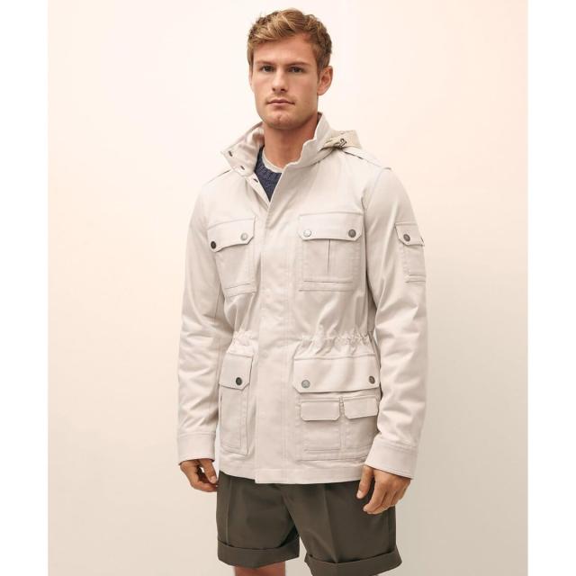 ブルックスブラザーズ（Brooks Brothers）/ストレッチコットン フーデッド フィッシングジャケット