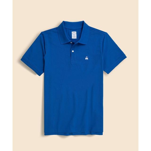 ブルックスブラザーズ（Brooks Brothers）/スーピマコットンストレッチ　ピケ　GFロゴ　ポロシャツ　Slim Fit