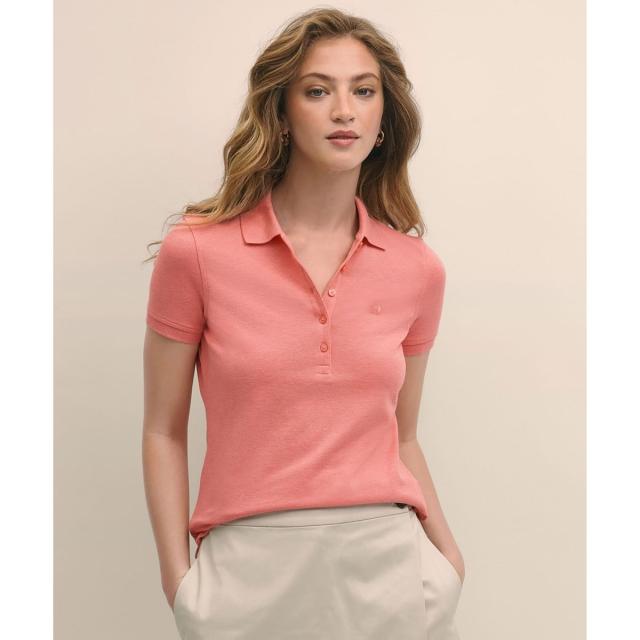 ブルックスブラザーズ（Brooks Brothers）/スーピマコットン　ストレッチピケ　GFロゴ　ポロシャツ