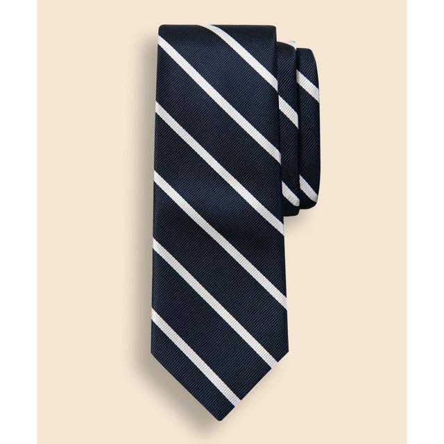 ブルックスブラザーズ（Brooks Brothers）/シルク　BB#3バーストライプ　レップタイ　Made in USA
