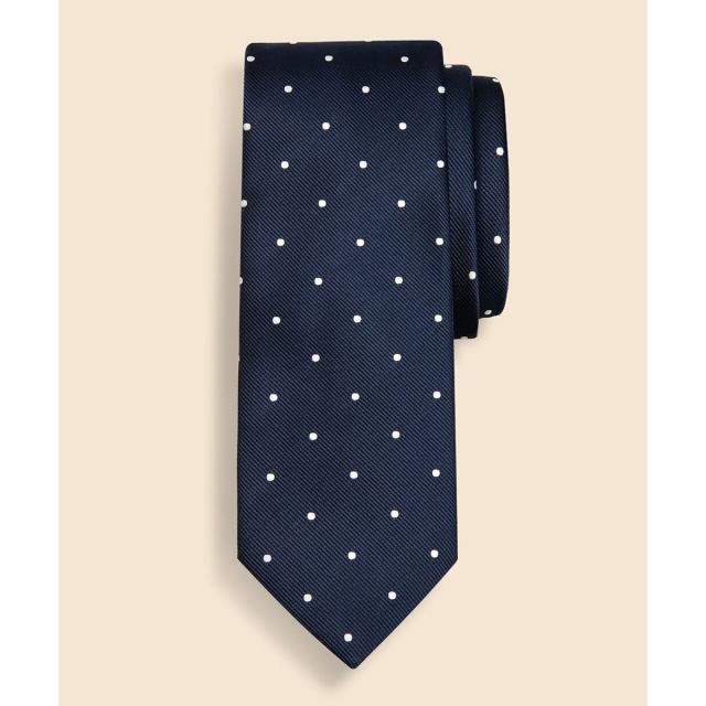 ブルックスブラザーズ（Brooks Brothers）/シルク　ドット　レップタイ　Made in USA