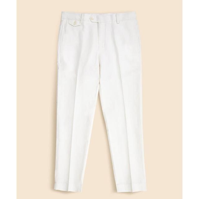 ブルックスブラザーズ（Brooks Brothers）/リネン／コットン　プレーンフロントパンツ　Regular