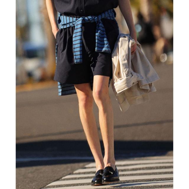 ブルックスブラザーズ（Brooks Brothers）/◆オンラインストア限定◆ポリエステル　1818ロゴ　プリーテッドショーツ