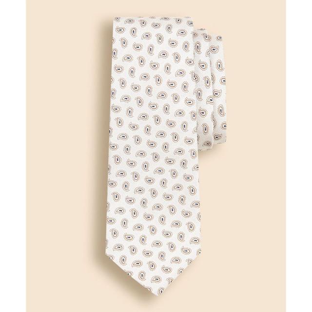 ブルックスブラザーズ（Brooks Brothers）/シルク　フレームドペイズリー　ジャカードタイ