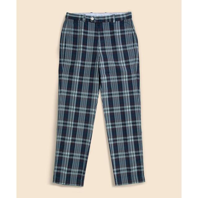 ブルックスブラザーズ（Brooks Brothers）/コットン　マドラス　プレーンフロントパンツ　Regular