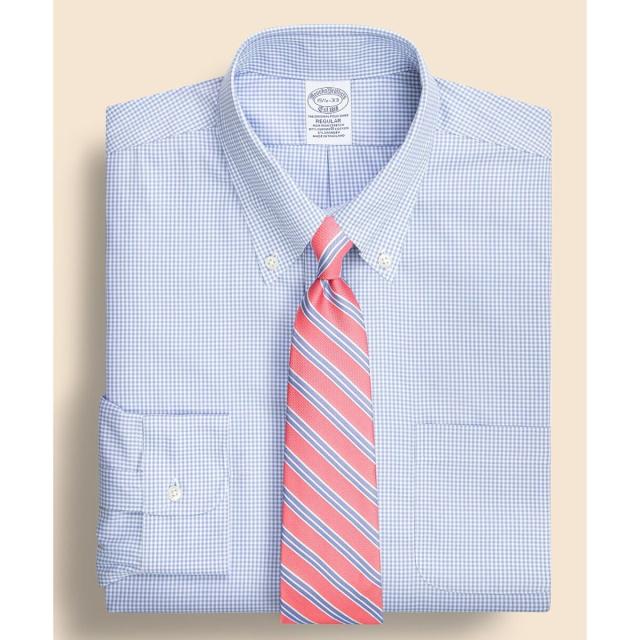 ブルックスブラザーズ（Brooks Brothers）/スーピマコットンストレッチ ギンガムチェック ドレスシャツ Regular Fit