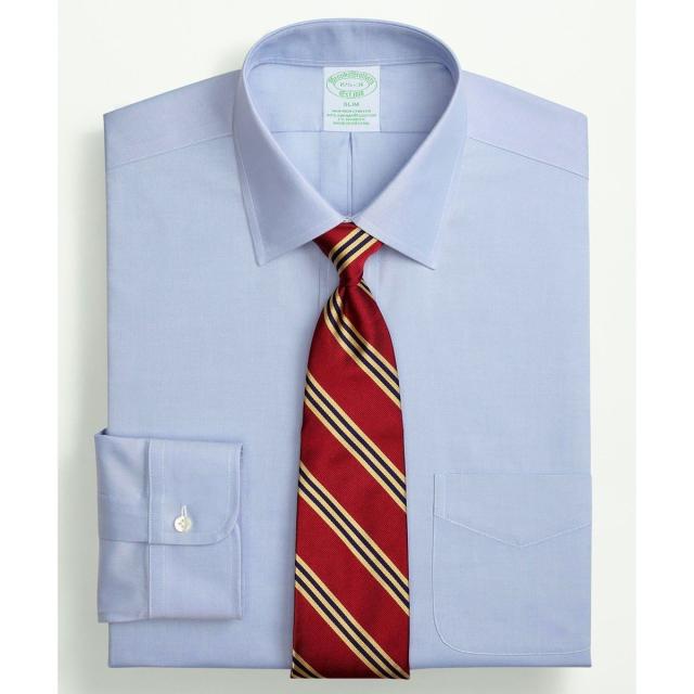 ブルックスブラザーズ（Brooks Brothers）/スーピマコットンストレッチ　ピンポイントオックスフォード　ドレスシャツ　Slim Fit