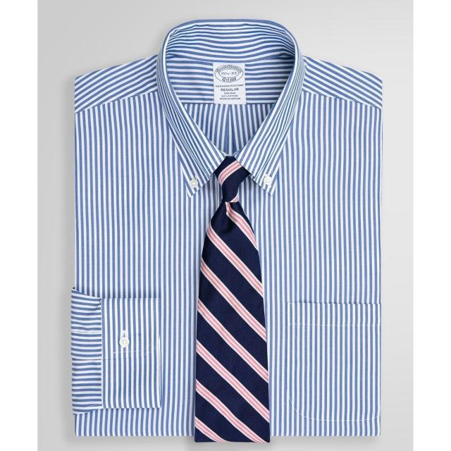 ブルックスブラザーズ（Brooks Brothers）/コットンストレッチ ブロードクロス キャンディストライプ ドレスシャツ Regular Fit