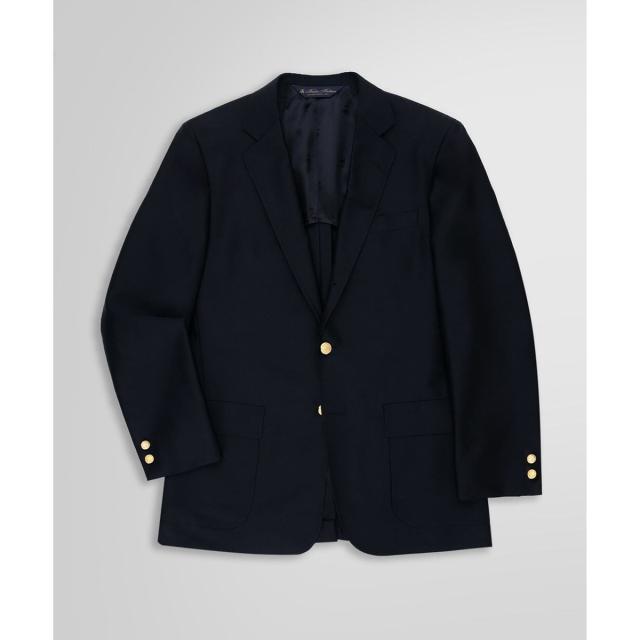 ブルックスブラザーズ（Brooks Brothers）/トロフィーモヘア/ミラクルクリンプウール 段返り３釦ブレザー Traditional