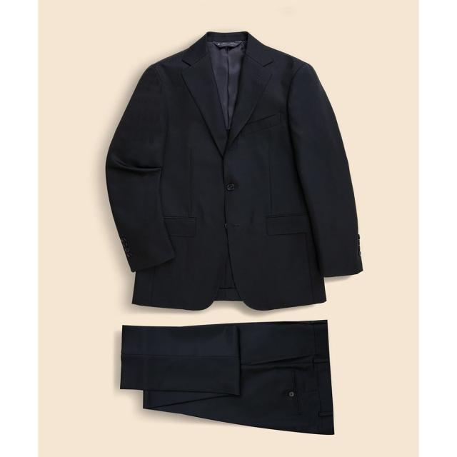 ブルックスブラザーズ（Brooks Brothers）/ウール／モヘア　シャドーストライプ　段返り３釦スーツ　TOKYO model