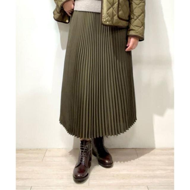 ブルックスブラザーズ（Brooks Brothers）/ポリエステルツイル　プリーツスカート