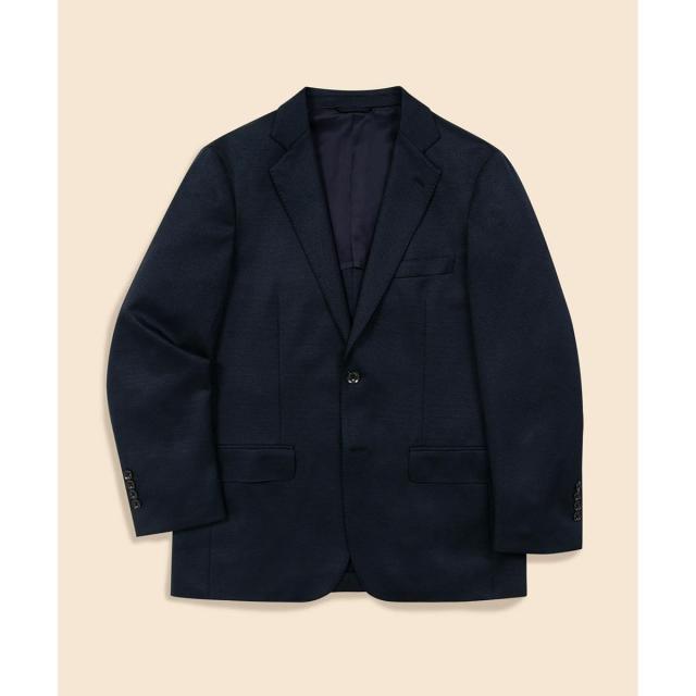 ブルックスブラザーズ（Brooks Brothers）/ウール／ポリエステル　ニット　ピンドット　シングル２釦ジャケット　Classic