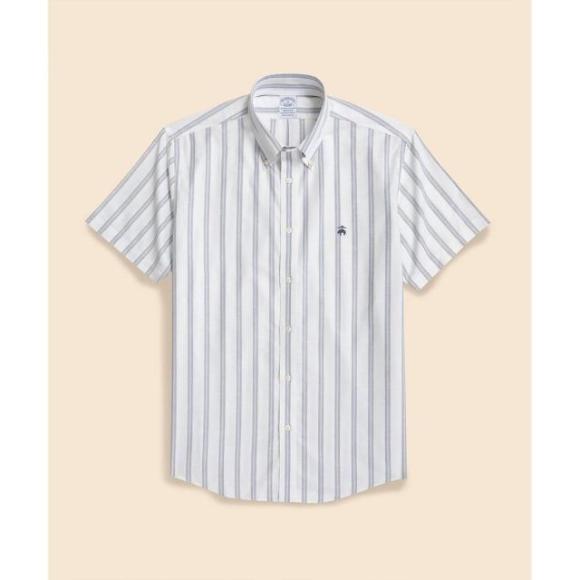 ブルックスブラザーズ（Brooks Brothers）/ストレッチオックスフォード　GFロゴ　ショートスリーブ　カジュアルシャツ　Regular Fit
