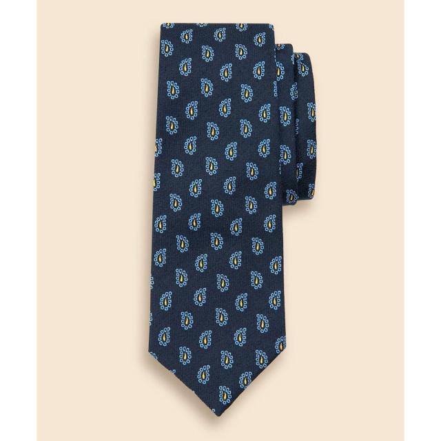 ブルックスブラザーズ（Brooks Brothers）/シルク　ラージペイズリー　ジャカードタイ