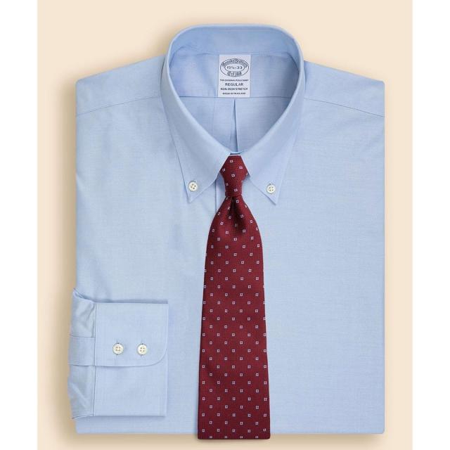 ブルックスブラザーズ（Brooks Brothers）/ノンアイロン　スーピマコットンストレッチ　フレンチプラケット　ドレスシャツ　Regular Fit
