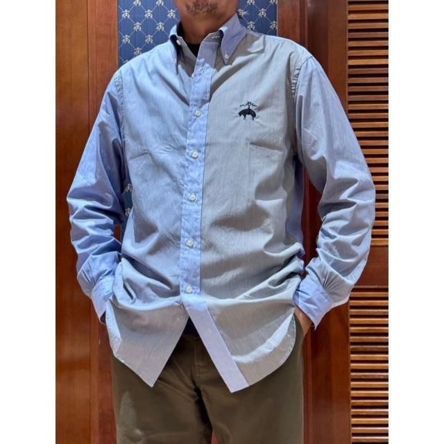 ブルックスブラザーズ（Brooks Brothers）/◆オンラインストア限定◆ コットン　ビッグGFロゴ　ボタンダウン　ファンシャツ　Traditiona