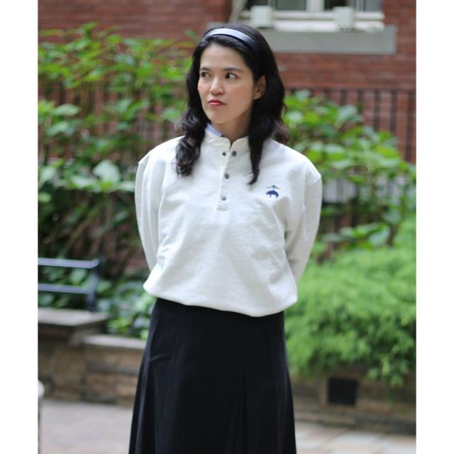 ブルックスブラザーズ（Brooks Brothers）/◆オンラインストア限定◆ コットンフレンチテリー　ビッグGFロゴ　ハーフボタンスウェット…