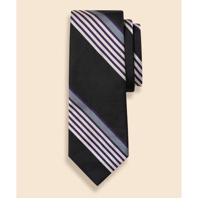 ブルックスブラザーズ（Brooks Brothers）/シルク　マルチストライプ　レップタイ