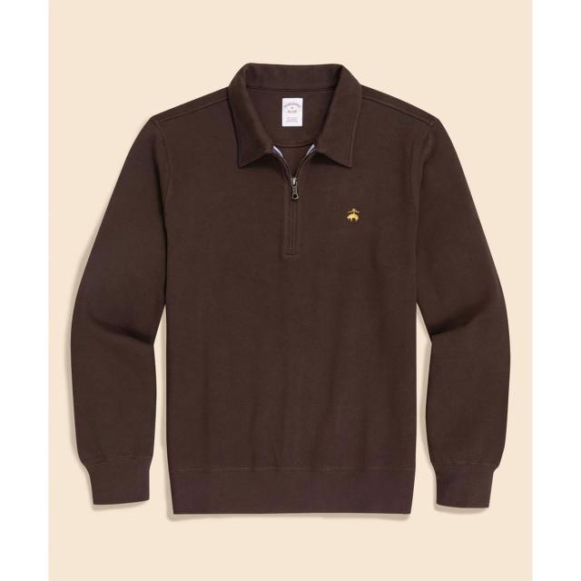 ブルックスブラザーズ（Brooks Brothers）/コットンジャージー　GFロゴ　ハーフジップカラー　プルオーバー