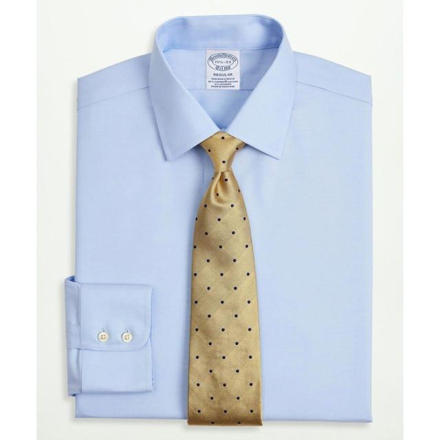 ブルックスブラザーズ（Brooks Brothers）/スーピマコットンストレッチ　フレンチプラケット　ドレスシャツ　Regular Fit