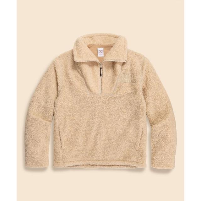 ブルックスブラザーズ（Brooks Brothers）/ポリエステル　フリース　ハーフジップ　モックネックプルオーバー