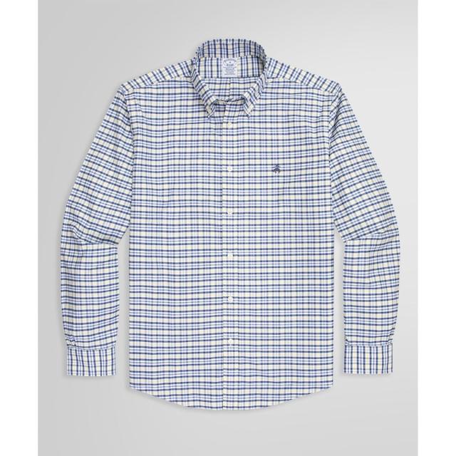ブルックスブラザーズ（Brooks Brothers）/ストレッチオックスフォード GFロゴ チェック カジュアルシャツ Regular Fit