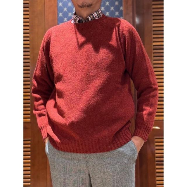 ブルックスブラザーズ（Brooks Brothers）/シェットランドウール　クルーネックセーター