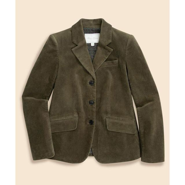 ブルックスブラザーズ（Brooks Brothers）/ストレッチコットン　コーデュロイ　３ボタンライディングジャケット