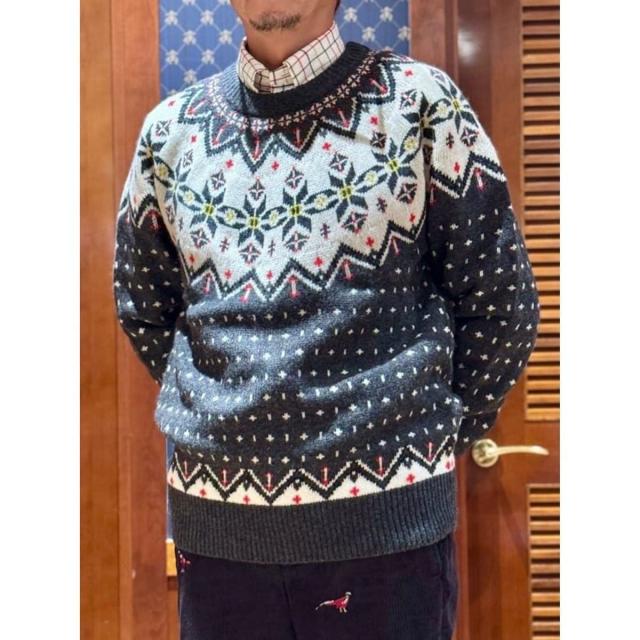 ブルックスブラザーズ（Brooks Brothers）/ラムズウール　アーカイブ　クルーネックセーター