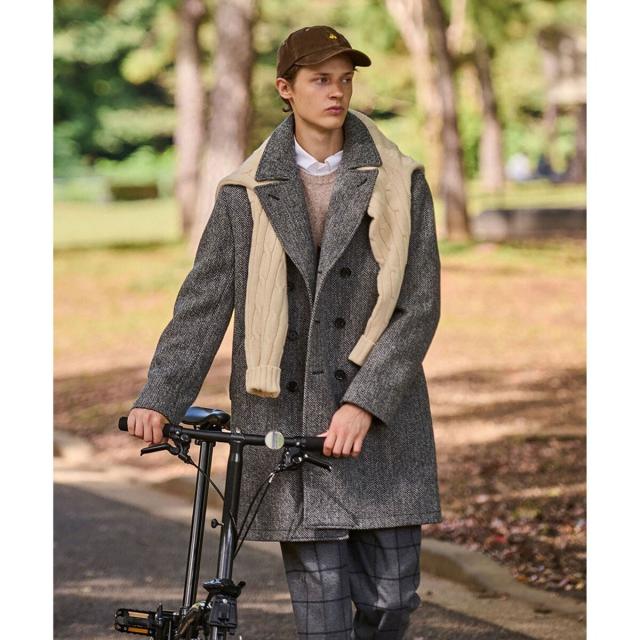 ブルックスブラザーズ（Brooks Brothers）/ハリスツイード　アルスターコート