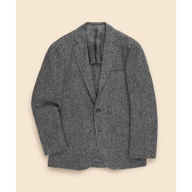 ブルックスブラザーズ（Brooks Brothers）/ウールドネガルツイード　段返り3釦サックジャケット　Traditional　MadebyRINGJA